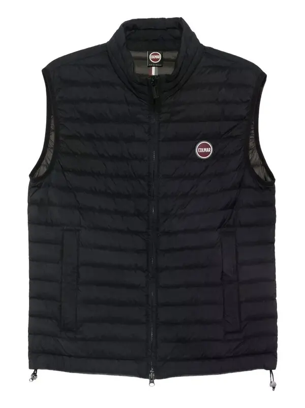 COLMAR Quilted Sleeveless Vest - Blue