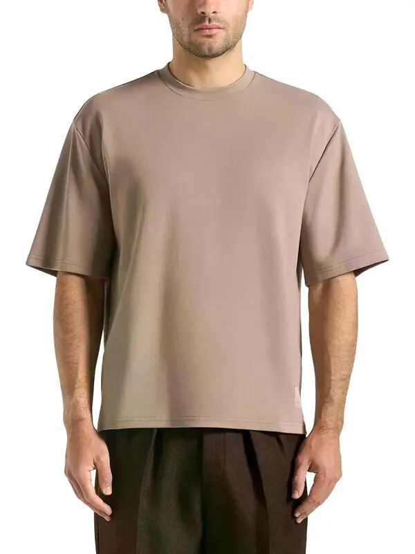 Manière De Voir Relaxed Fit Cotton T-shirt - Brown