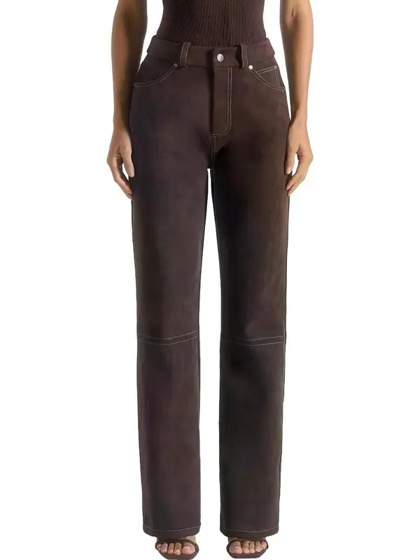 Manière De Voir Straight-leg Jeans - Brown