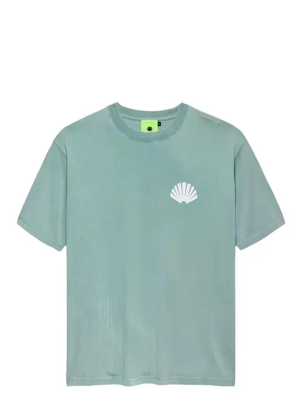 NEW AMSTERDAM Shell Logo T-shirt - Green