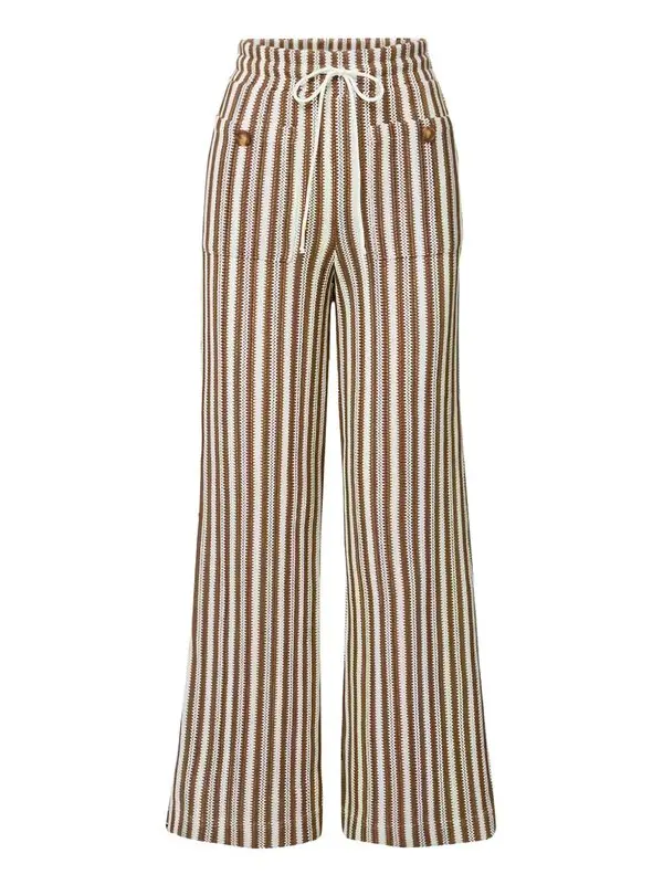 Veronica Beard Zosia Drawstring Trousers - White
