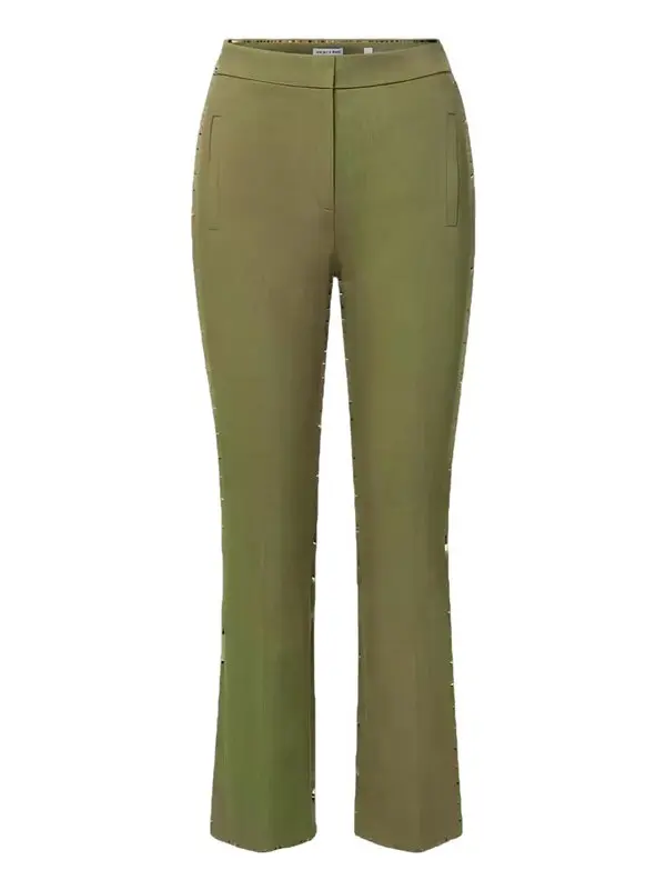 Veronica Beard Arte Pocket Detail Trousers - Green