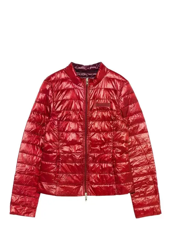 Patrizia Pepe Zip-front Puffer Jacket - Red