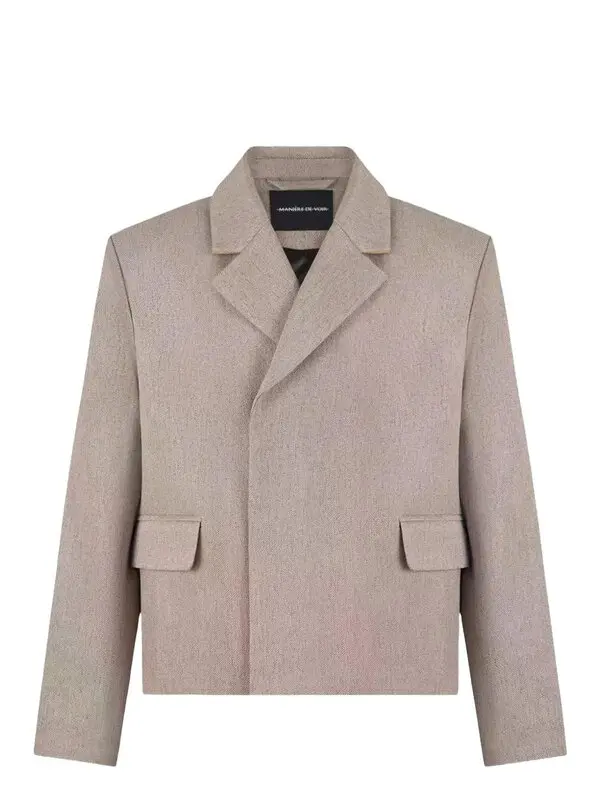 Manière De Voir Hector Double-breasted Blazer - Neutrals