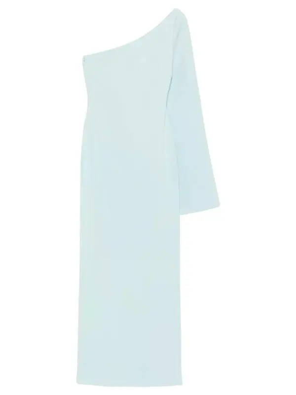 Solace London One-shoulder Midi Dress - Blue