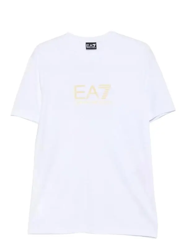 Emporio Armani Logo-embroidered T-shirt - White