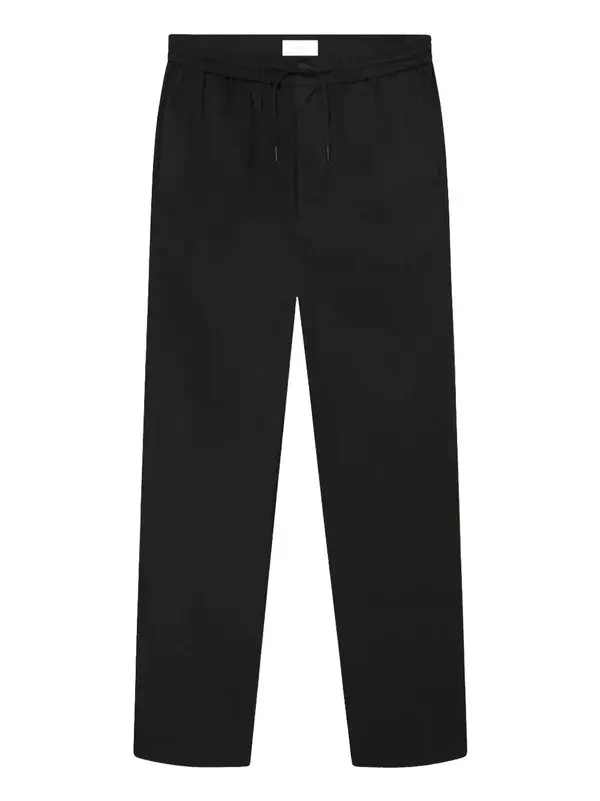 LES DEUX Como Tapered Drawstring Trousers - Black
