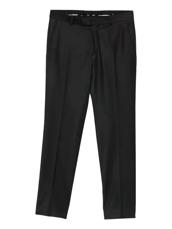 Karl Lagerfeld Diagonal-pocket Trousers - Black