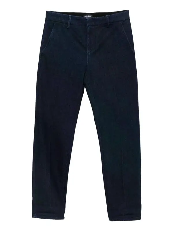 DONDUP Cotton Trousers - Blue