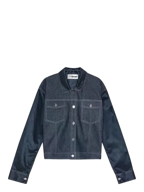 OPÉRASPORT Buttoned Denim Jacket - Blue