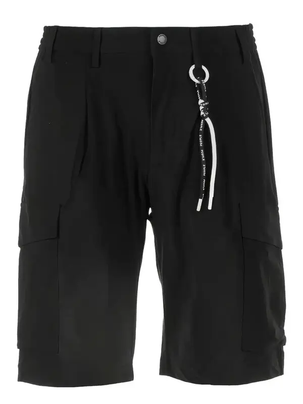 PEOPLE OF SHIBUYA Cargo-pocket Shorts - Black