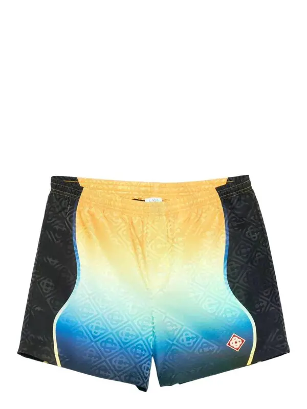 Casablanca Logo Swim Shorts - Yellow
