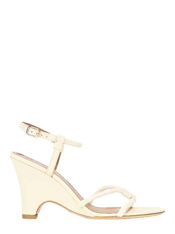 Staud 90mm Eden Rope-detail Sandals - Neutrals