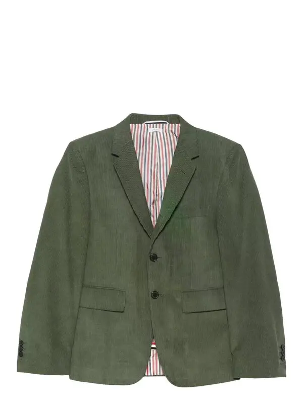 Thom Browne Wale Corduroy Blazer - Green