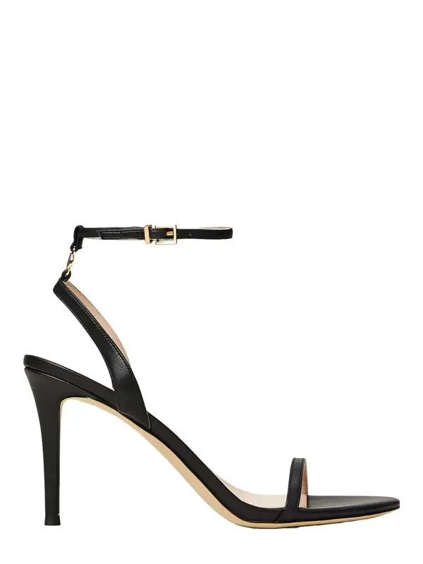 TWINSET 90mm Ankle-strap Heeled Sandals - Black
