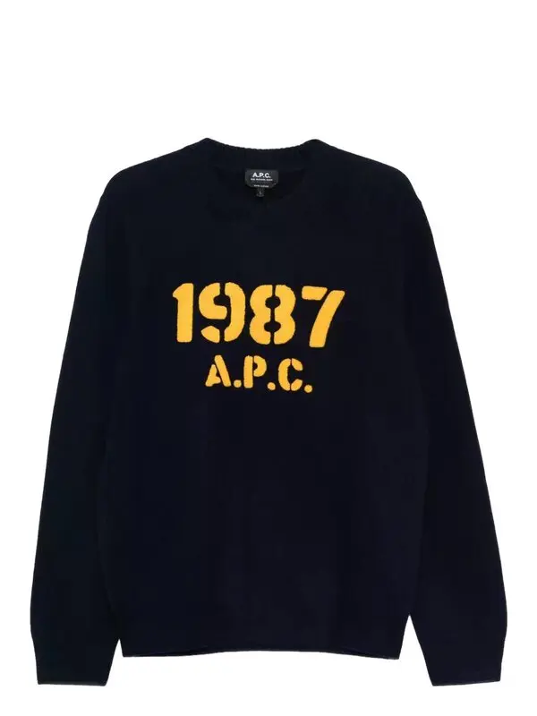 A.p.c. Long-sleeve Sweater - Blue