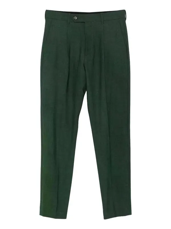 Paul Smith Pleated-front Trousers - Green