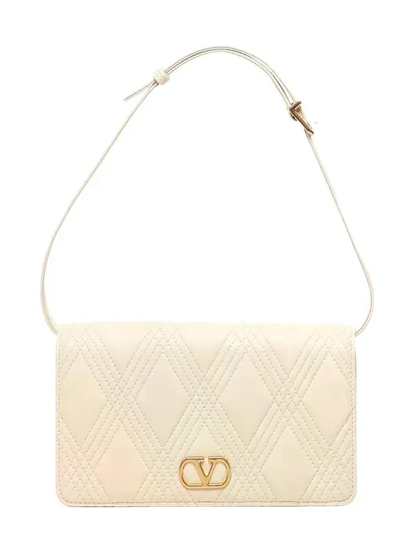 Valentino Garavani Small Quiltie 67 Shoulder Bag - Neutrals