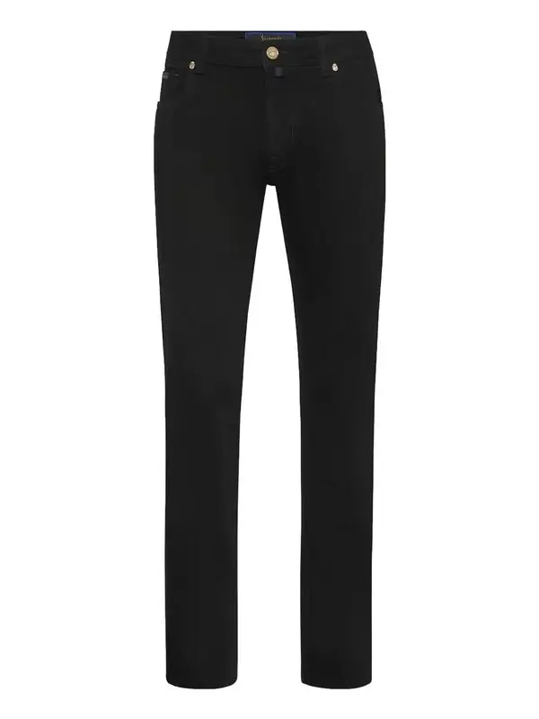 BILLIONAIRE Button-closure Jeans - Black
