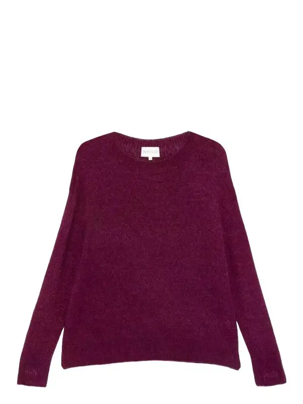 Eric Bompard Round-neck Ribbed Sweater - Red
