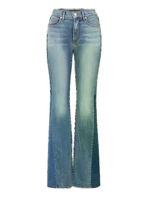 Veronica Beard Beverly Flared Jeans - Blue