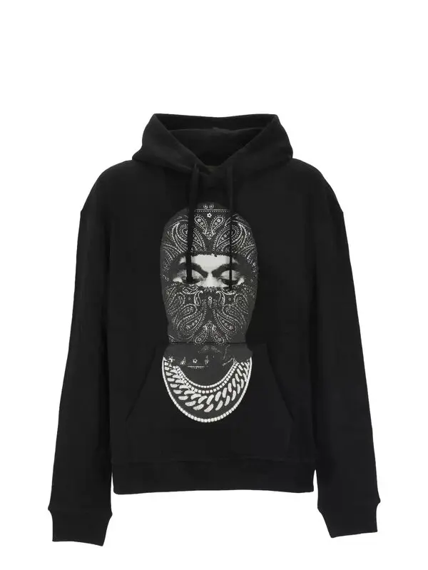 IH NOM UH NIT Graphic-print Hoodie - Black