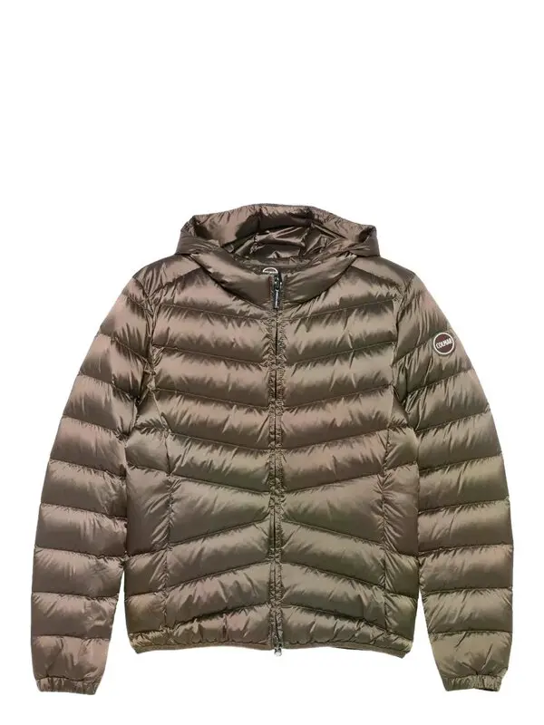 COLMAR Quilted Hooded Jacket - Brown
