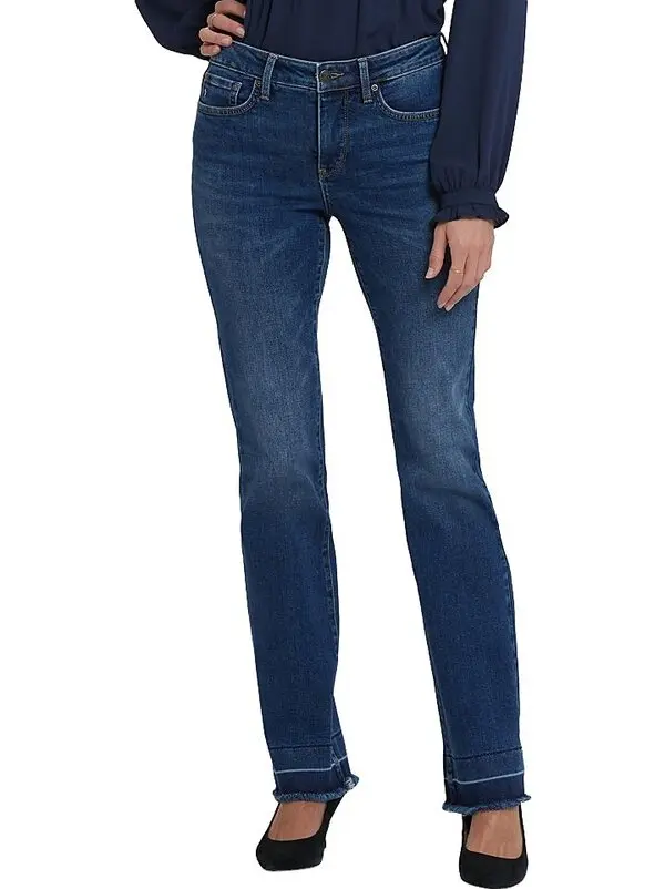 NYDJ Barbara Bootcut Mid Rise Jeans - Dark Loire