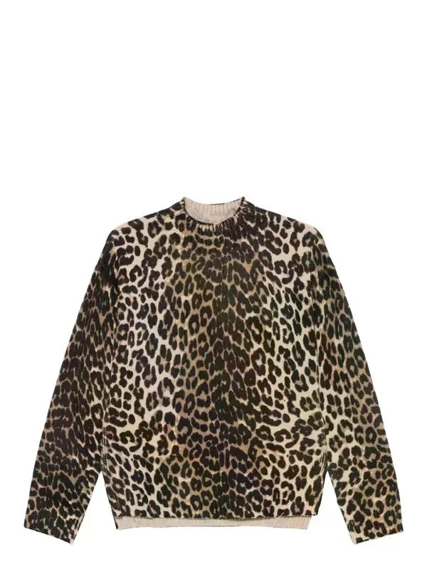 Seventy Leopard-print Pullover - Brown