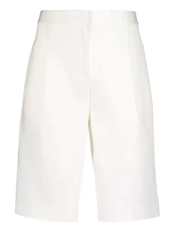 Matteau Pleated Chino Shorts - White
