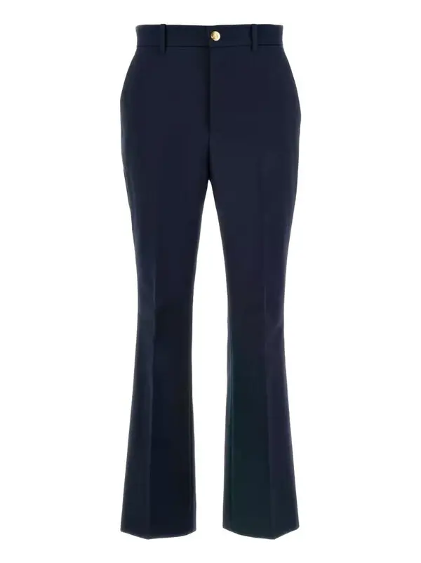 Gucci Cotton Trousers - Blue
