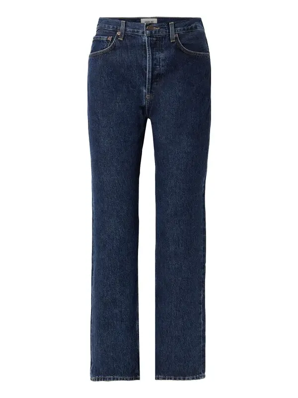 AGOLDE 90s Pinch Waist High-rise Straight-leg Jeans - Blue