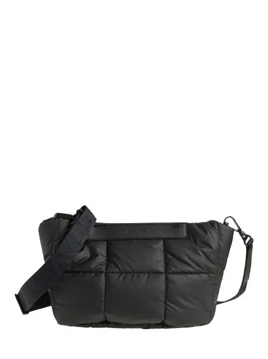 VEECOLLECTIVE Porter Basque Quilted Recycled Nylon Clutch - Matte Black