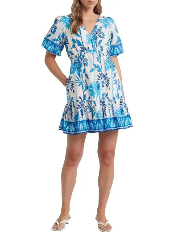 LILLY PULITZER® Kentlee Printed Fit & Flare Dress - Coconut Swayin In The Breeze