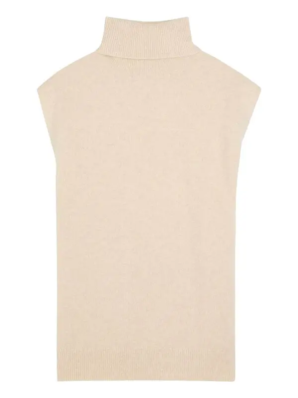 JOSEPH Cashmere-blend Vest - Cream