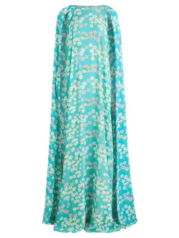 Bernadette Minnie Draped Printed Gown - Multi Print