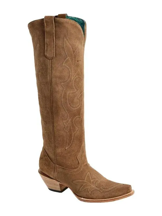CORRAL Knee High Western Boot - Sand