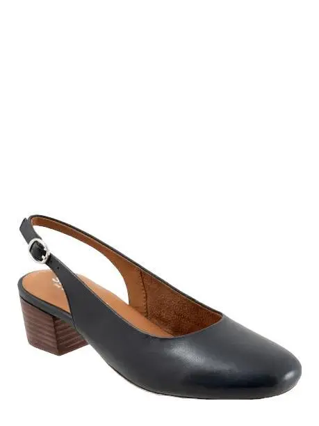 Softwalk Largo Slingback Pumps - Navy