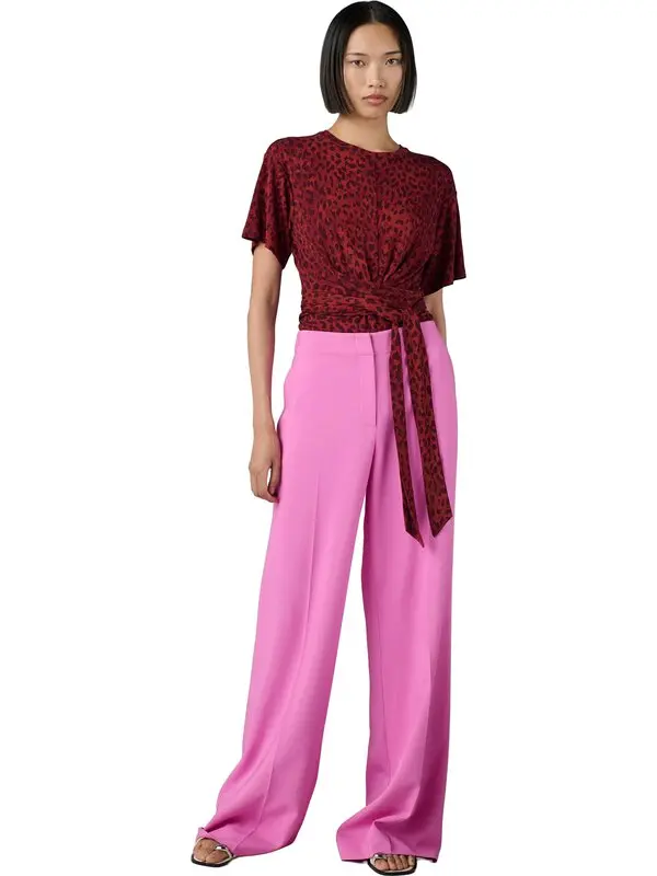 Diane Von Furstenberg Alexander Pant - Pink Orchid