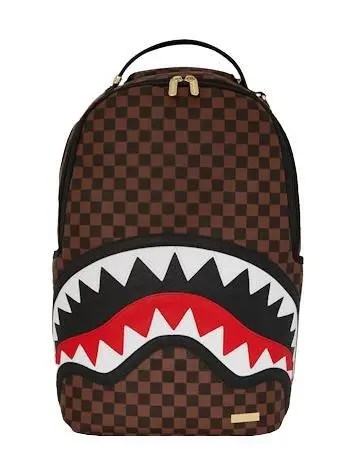 SPRAYGROUND Sawtooth Sharks In Paris Dlxsv Backpack - Brown/black/red