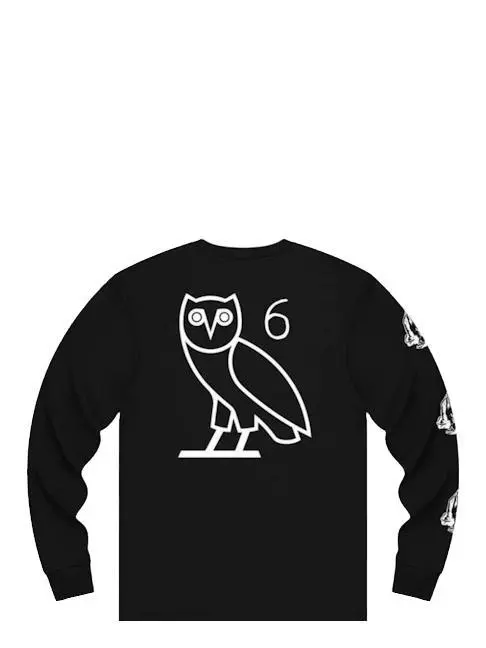 OVO 6 God Long Sleeve T-shirt - Black
