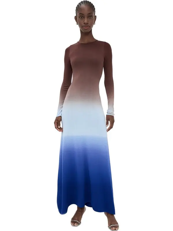 Solid & Striped Ombre Maxi Dress - Twilight/raisin Brown