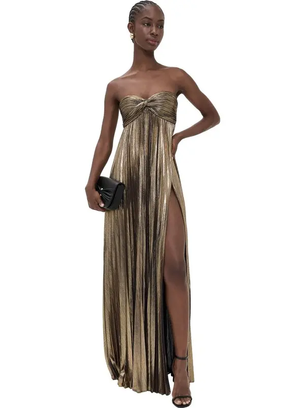Retrofete Zoa Maxi Dress - Antique Gold