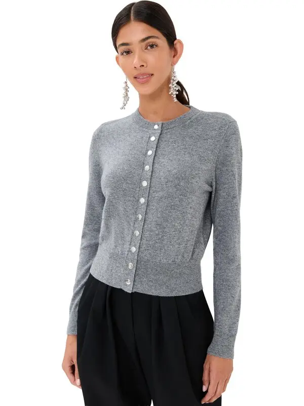 Isabel Marant Idesia Cardigan - Light Grey