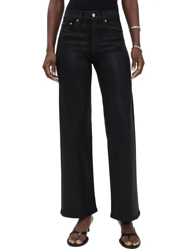 LE JEAN Column Jeans - Black Coated