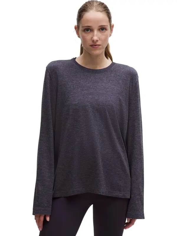 Lululemon Swiftly Relaxed Long-sleeve Shirt - Grape Mist/atmospheric Purple