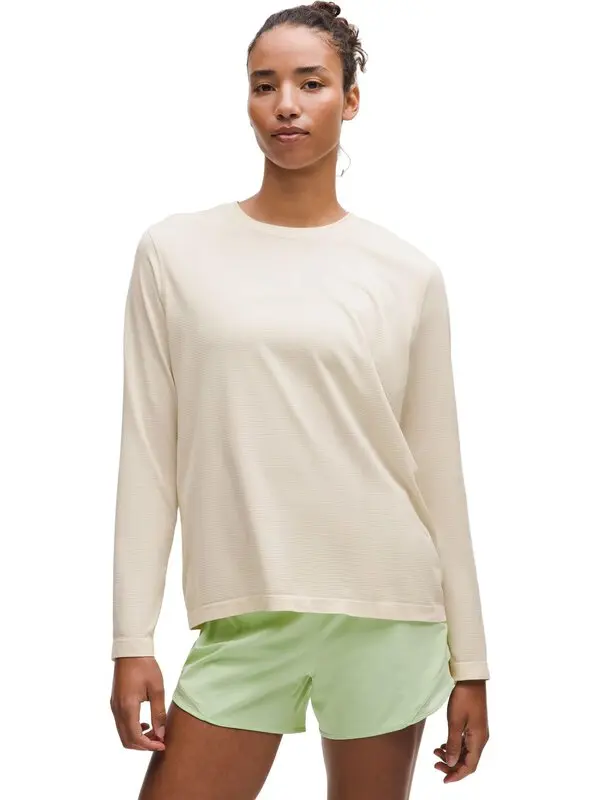 Lululemon Swiftly Relaxed Long-sleeve Shirt - Light Ivory