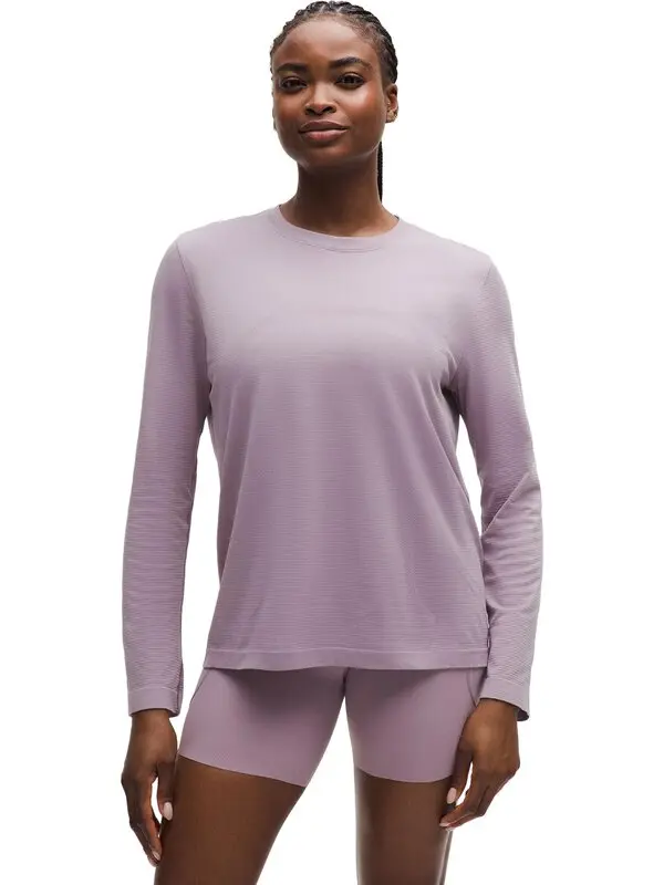 Lululemon Relaxed Long-sleeve Shirt - Lotus Lavender/lotus Lavender