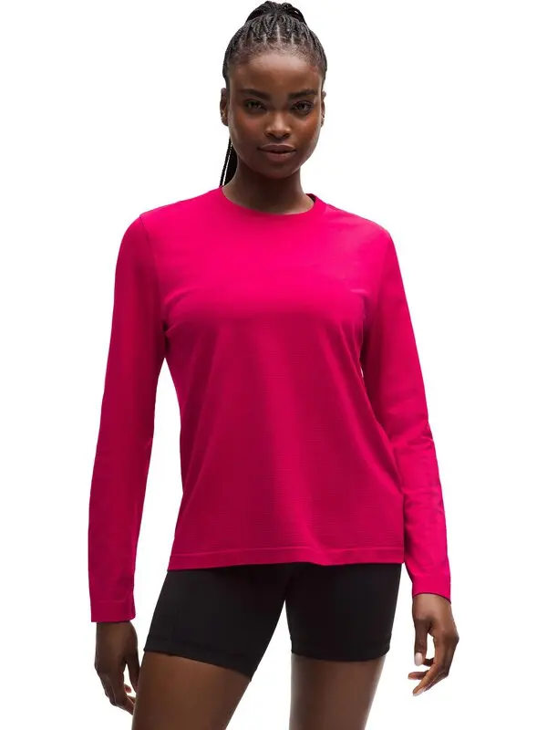 Lululemon Relaxed Long-sleeve Shirt - Mulberry Spark/mulberry Spark