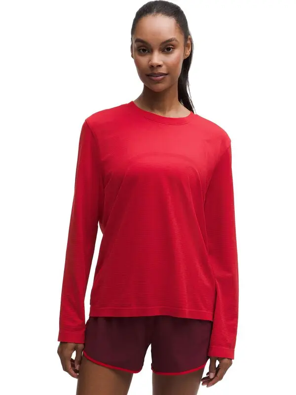 Lululemon Relaxed Long-sleeve Shirt - Oxford Red/oxford Red